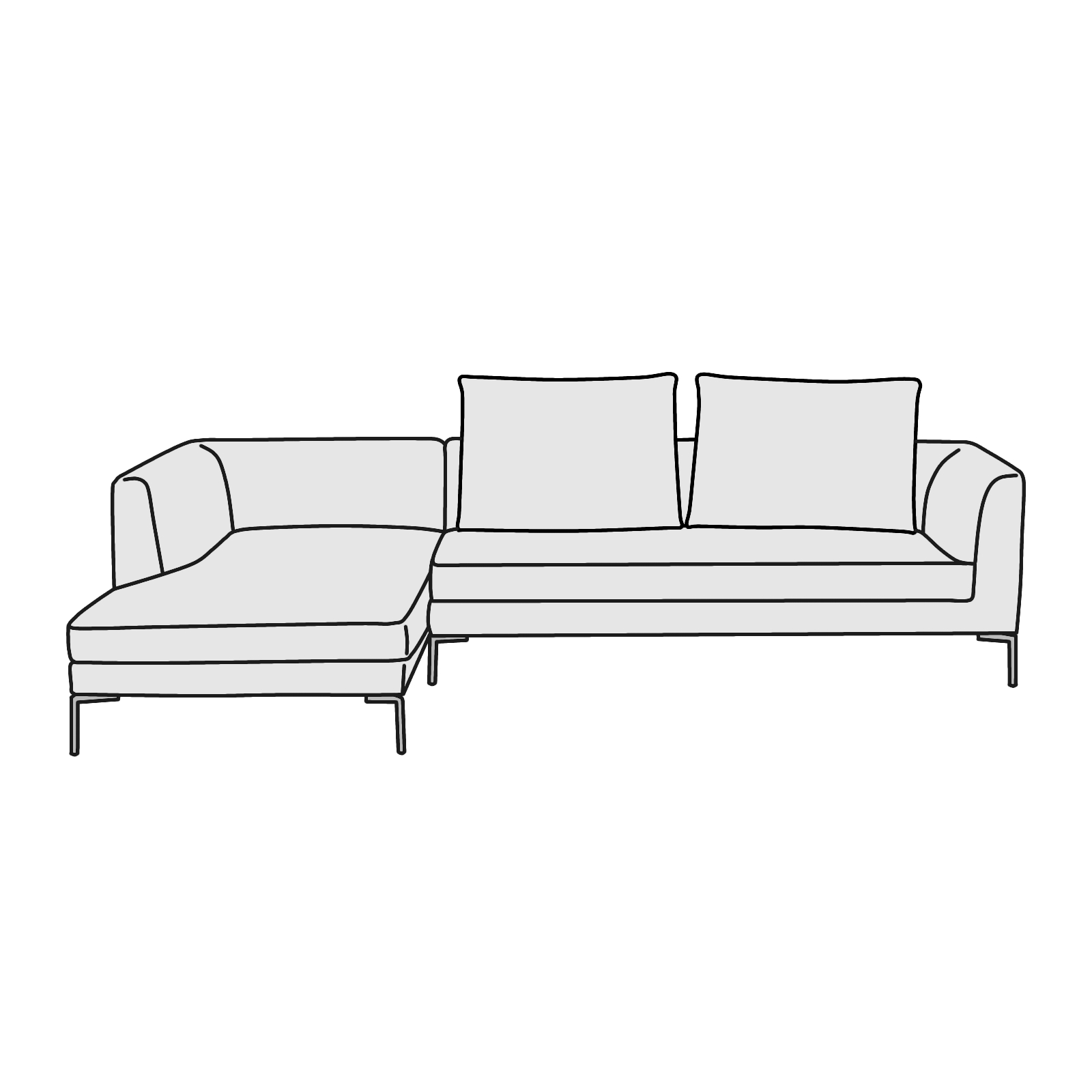eilersen（アイラーセン）RA SYSTEM SOFA（ラ システムソファ） - 製作したことのあるソファたち | オリジナルオーダーソファカバーのCOVER-ING FACTORY